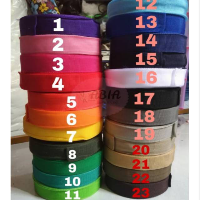 Jual bisban tali webbing nilon 2,5cm | Shopee Indonesia