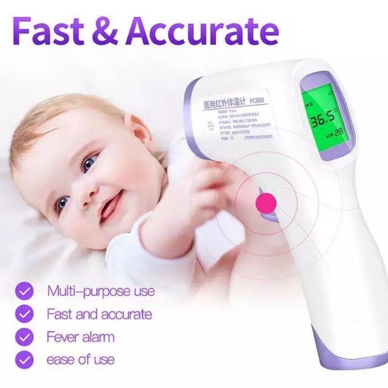 Jual Thermometer Infrared Non Contact Termometer Suhu Badan non kontak ...