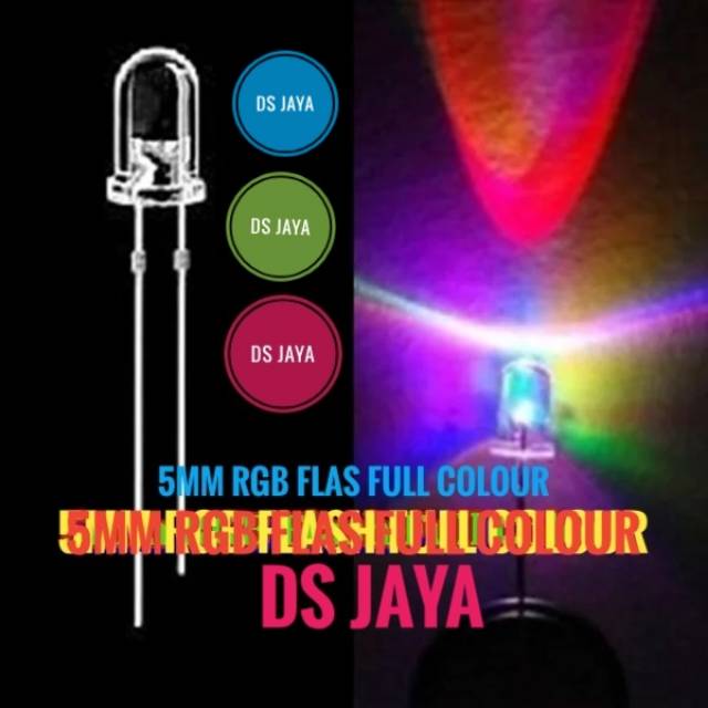 Jual Lampu led 5mm RGB 100PCS | Shopee Indonesia