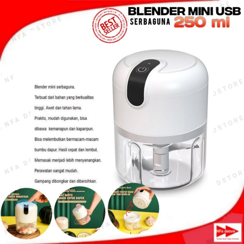 Jual USB Mini Chopper / Portable Blender Mini Food Processor | Shopee ...
