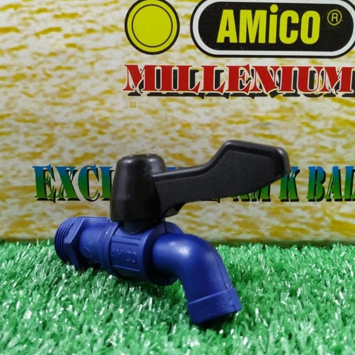 Jual Kran Air Amico Plastik / Kran PVC MURAH BERKUALITAS 1/2 3/4 inch ...