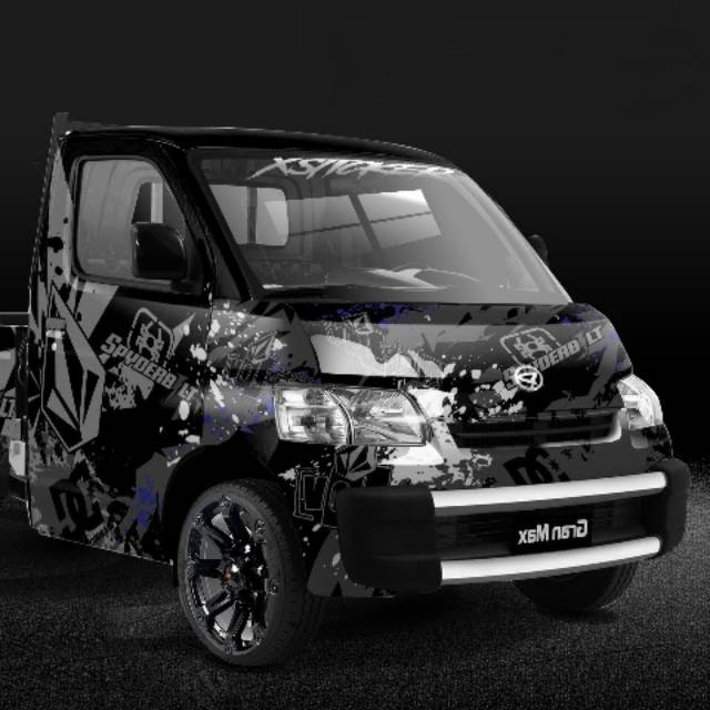 Jual Decal grandmax mega carry hitam doff custom | Shopee Indonesia