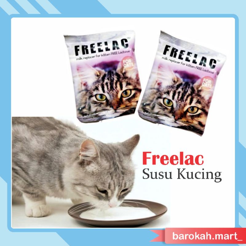 Jual Susu Kucing Kitten Cat Freelac Milk Sachet 35gr | Shopee Indonesia