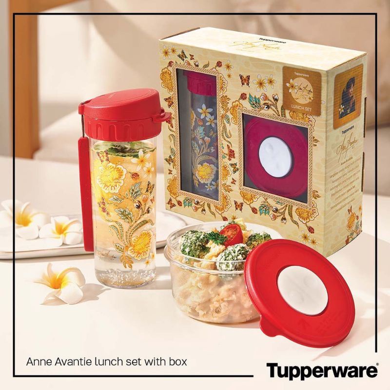 Jual Anne avantie lunch tupperware / tempat makan set tupperware ...