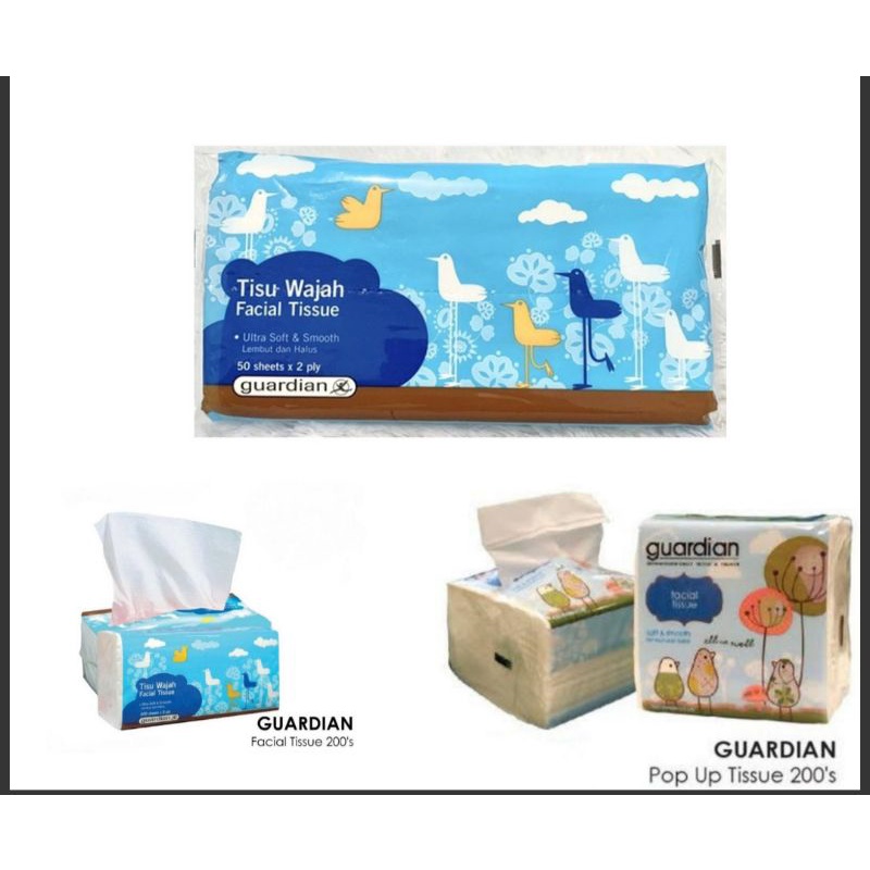 Jual Tisue Guardian ( isi 200 dan 50 sheet ) | Shopee Indonesia