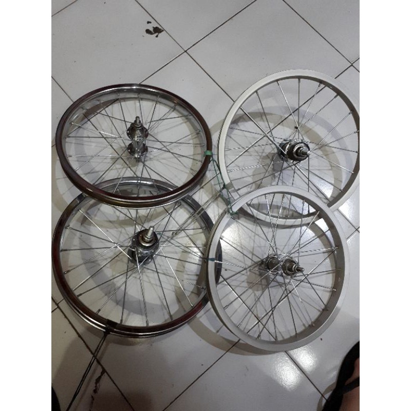 Jual PELEG / VELG SEPEDA 16 BESI CP / CROM atau ALUMUNIUM | Shopee ...