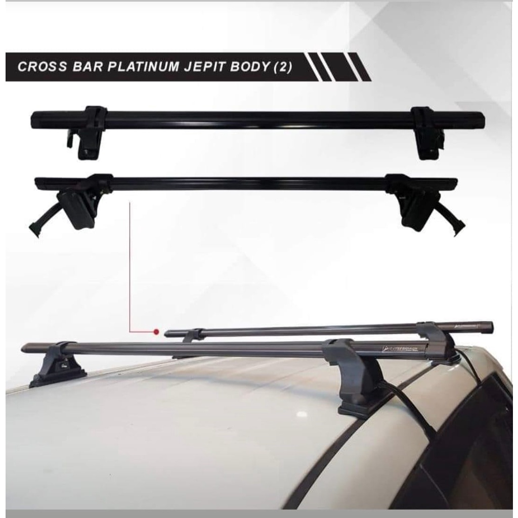 Jual croos bar platinum/ roof rack mobil universal | Shopee Indonesia