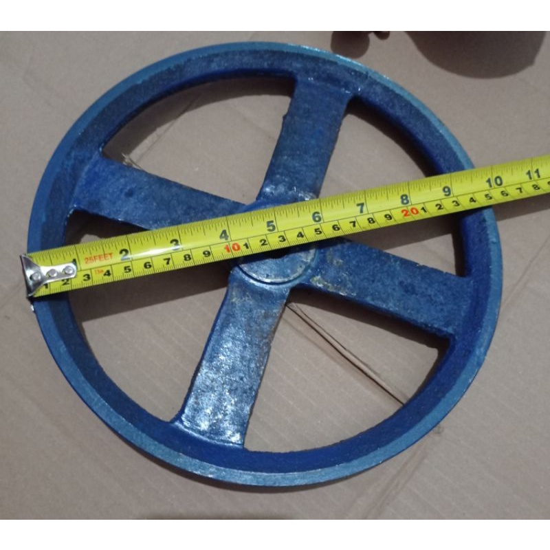 Jual puly A 1 10'/ 25 cm lubang as 19 mm | Shopee Indonesia