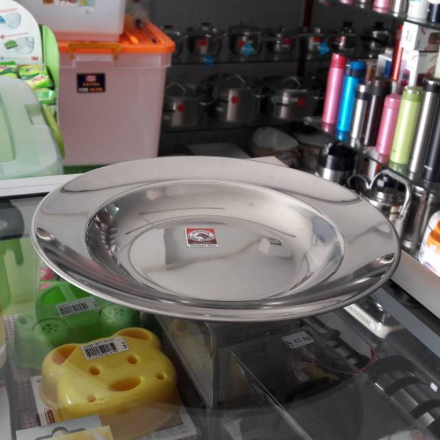 Jual 120023 Piring Deep Plate Zebra 9" SUS 304, Thailand Made | Shopee ...