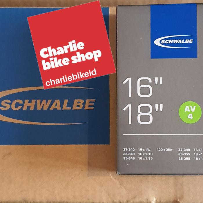 Jual BAN DALAM SCHWALBE AV4 16 - 349 PENTIL BESAR BROMPTON PIKES TRIFOLD BELANJA DARI RUMAH ...