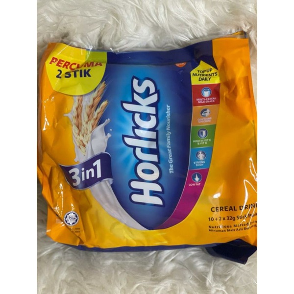 Jual Horlicks 3 In 1 Sachet Original | Shopee Indonesia