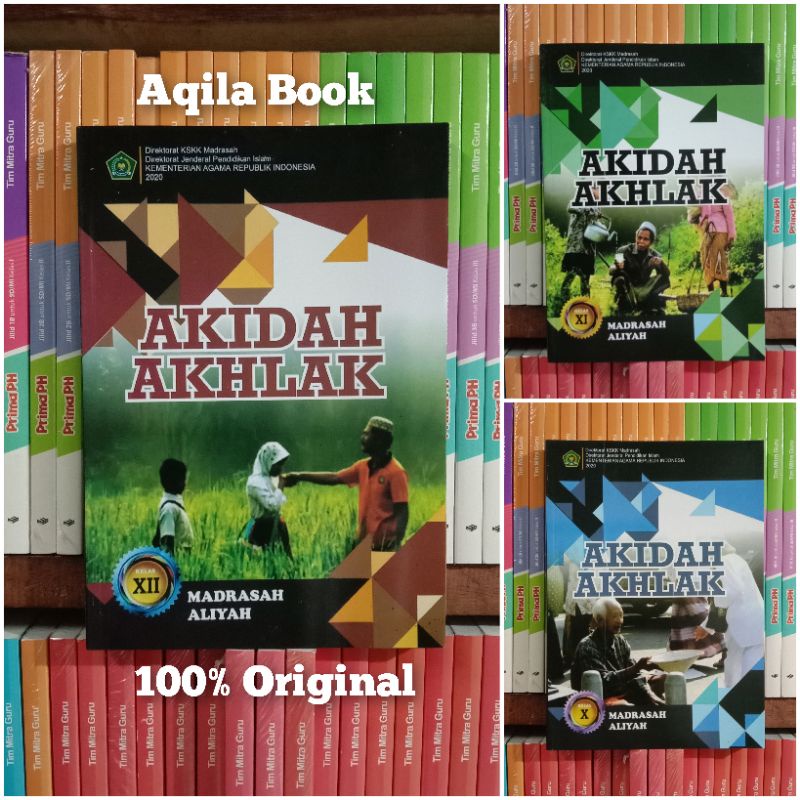 Jual Akidah Akhlak untuk MA kelas 10,11,12 Edisi KMA 2019 kurikulum madrasah Aliyah | Shopee ...