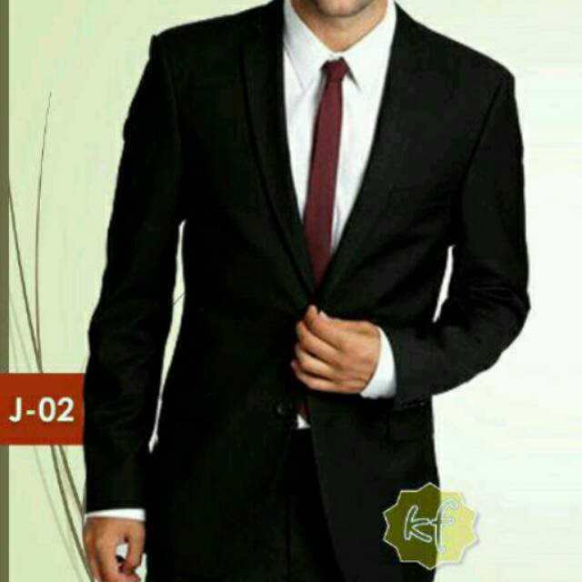 Jual Jas hitam polos, jas formal hitam, jas resmi, jas nikah, jas ...