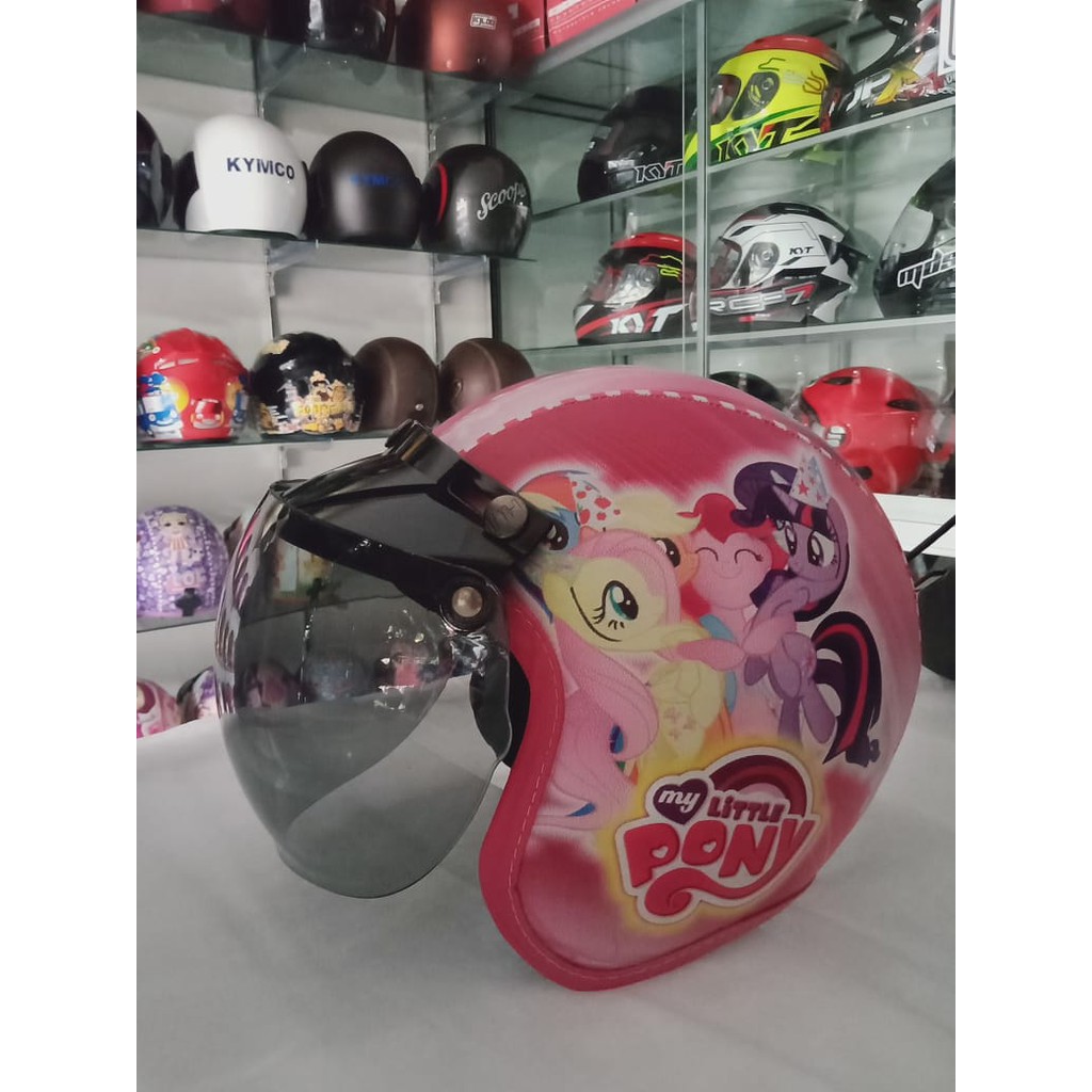 Jual HELM BOGO ANAK STANDAR KARAKTER LITTLE PONY warna PINK | Shopee ...