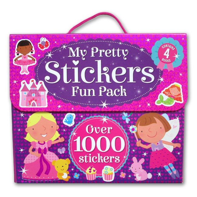 Jual BUKU IMPORT MY PRETTY STICKERS FUN PACK 4 BOOKS 1000 STICKERS ...