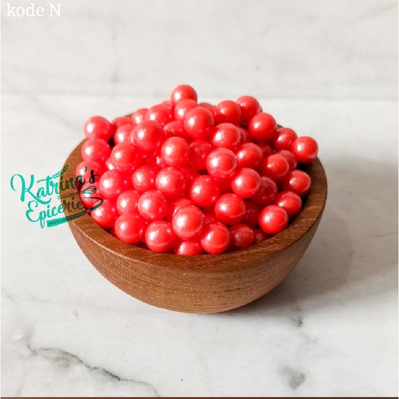 Jual Sprinkle N Mutiara Merah Hiasan kue Cupcake Donat | Shopee Indonesia