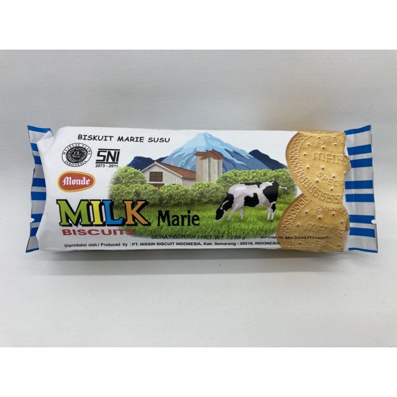 Jual Monde Marie Milk BISKUIT MARIE SUSU 225g8888166337817 | Shopee ...