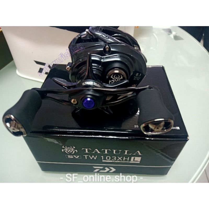 Jual Reel BC Daiwa TATULA SV TW 103XHL handel kiri | bait casting rasio tinggi | Shopee Indonesia