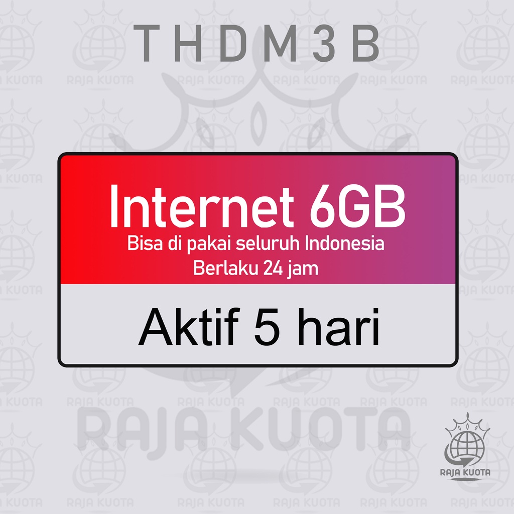 Jual Paket Three Data Tri Kuota Internet 3 Inject Aon 1GB 2GB 3GB 4GB 6GB 10GB 18GB 22GB ...