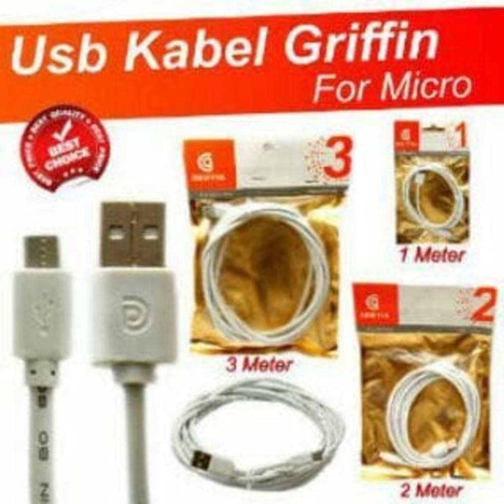 Jual KABEL DATA GRIFFIN BB 3 METER | Shopee Indonesia