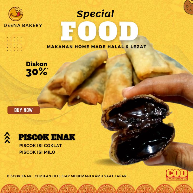 Jual Cemilan Kekinian Keluarga Piscok Pisang Coklat Lumer Lezat Murah ...