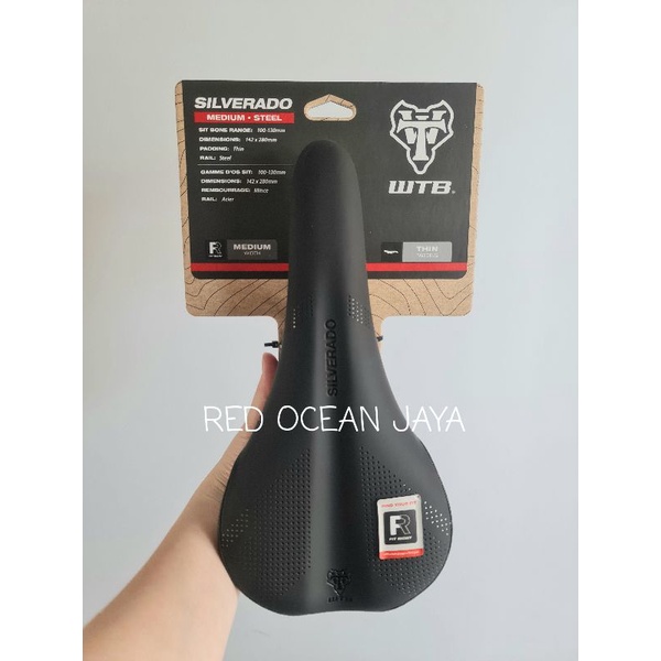Jual saddle wtb pure koda silverado rocket medium steel sadel sepeda ...