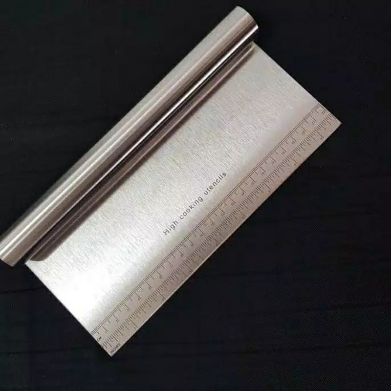 Jual scrapper stainless 22cm jumbo cutter alas adonan rolling kue ...