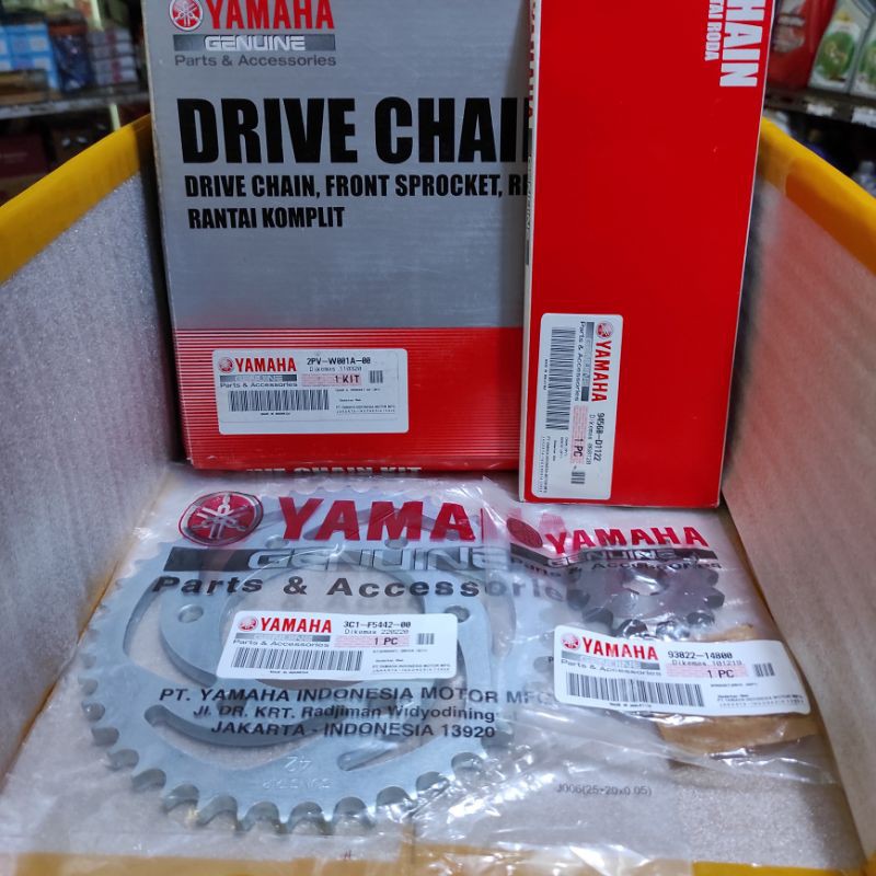 Jual Gir set MX KING Yamaha Original 2PV-W001A-00 | Shopee Indonesia