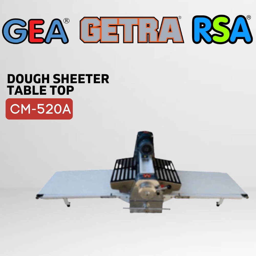 Jual REVERSABLE DOUGH SHEETER TABLE TOP GETRA CM-520A MESIN PENIPIS ...