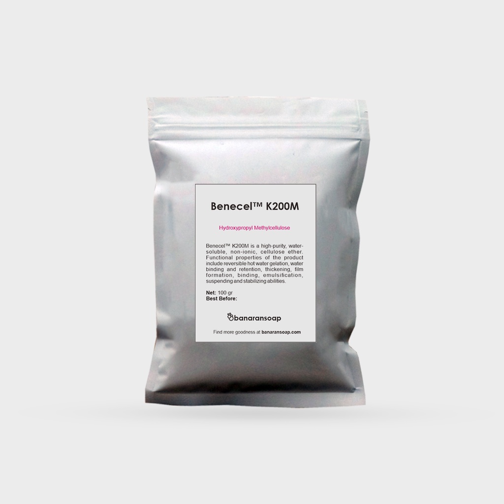 Jual Benecel K200M Hydroxypropyl Methylcellulose 100 gr | Shopee Indonesia