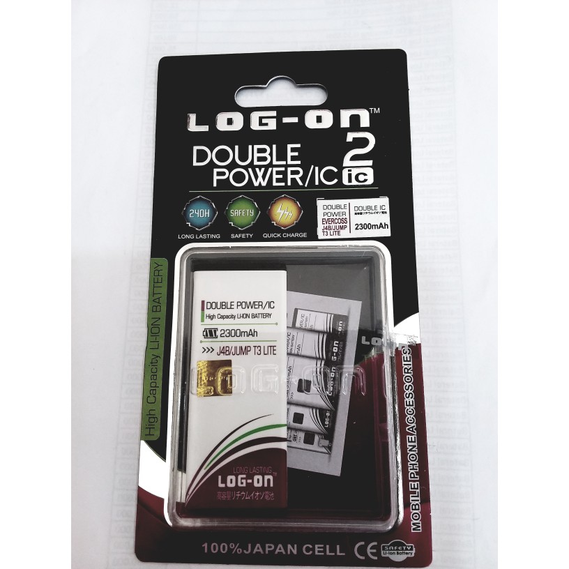 Jual Evercoss G10T J4B JUMP T3 LITE Battery Log On Double Power/IC | Shopee Indonesia