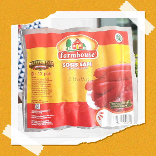 Jual RV FARMHOUSE SOSIS SAPI 400 GR | Shopee Indonesia