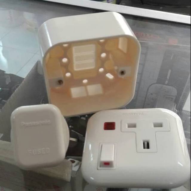 Jual STOPKONTAK AC SET WBJ1214W-3K PANASONIC WIDE SERIES | Shopee Indonesia