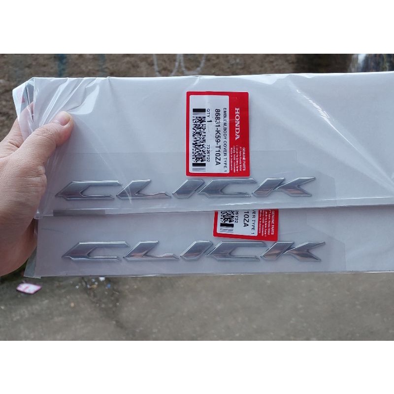 Jual EMBLEM CLICK ORIGINAL HONDA HRGA 2 PCS | Shopee Indonesia