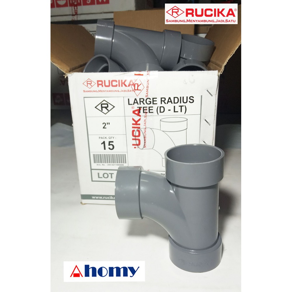 Jual tee Y 2" x 2" 90d DV sedang rucika sambungan pipa pvc | Shopee ...