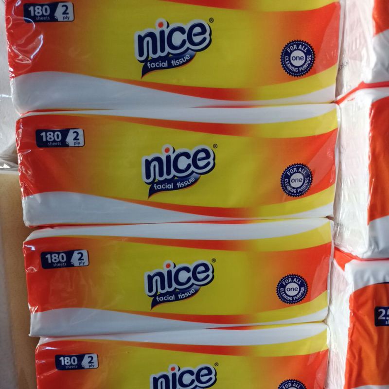 Jual Tissue Nice /nice facial tissue 180 sheet 2 ply | Shopee Indonesia