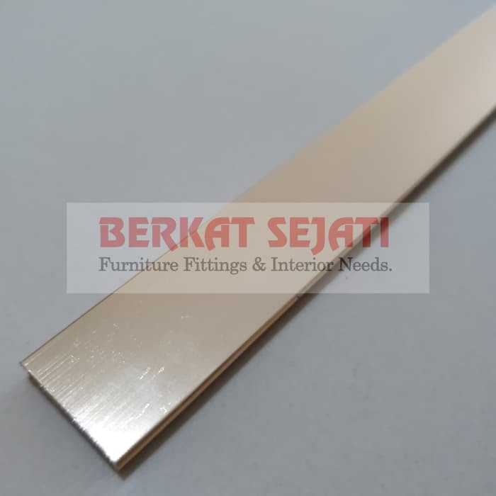 Jual profil list lis edging frame alumunium aluminium ea 17 rose gold 3 ...