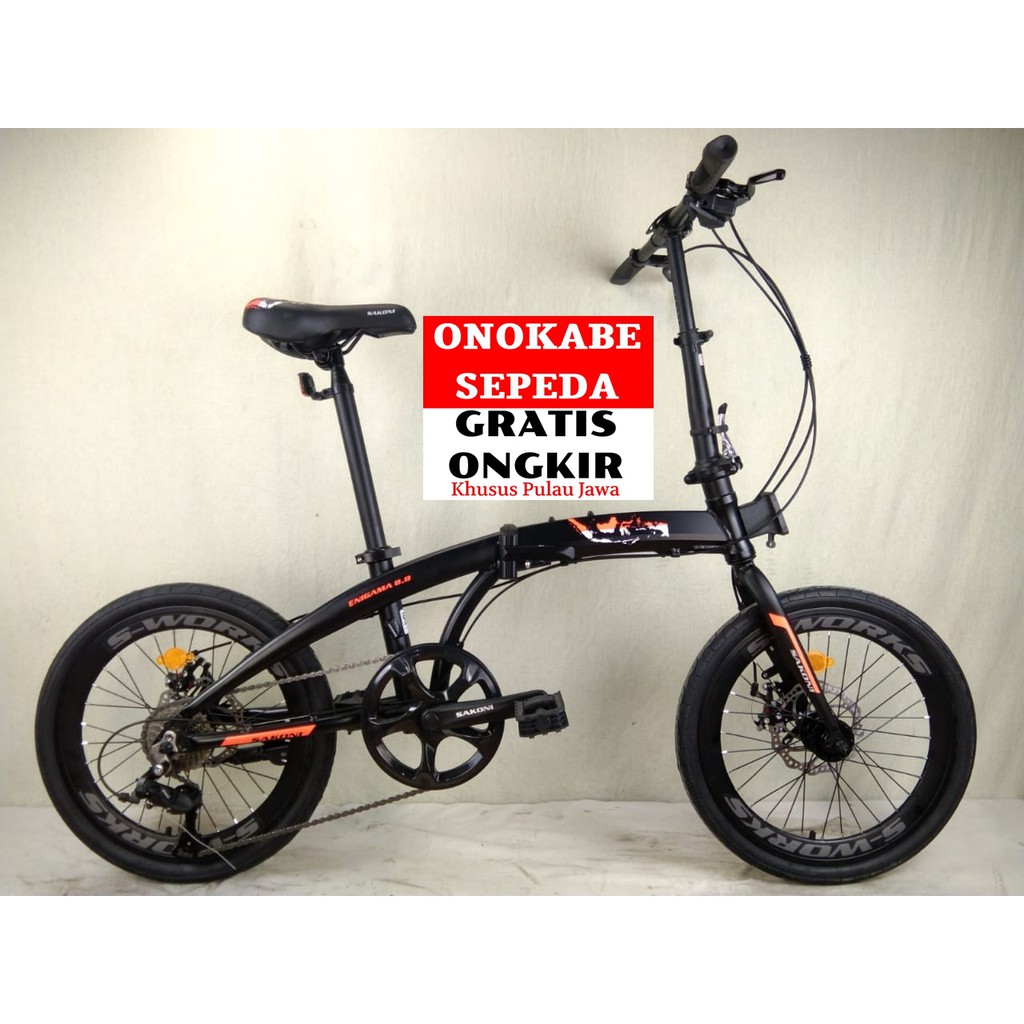 Jual SEPEDA LIPAT 20 SAKONI ENIGAMA 8Speed | Shopee Indonesia