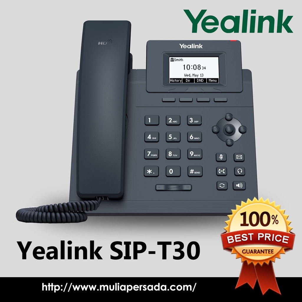 Jual Yealink SIP-T30 - HD Voice Entry Level IP Phone | Shopee Indonesia