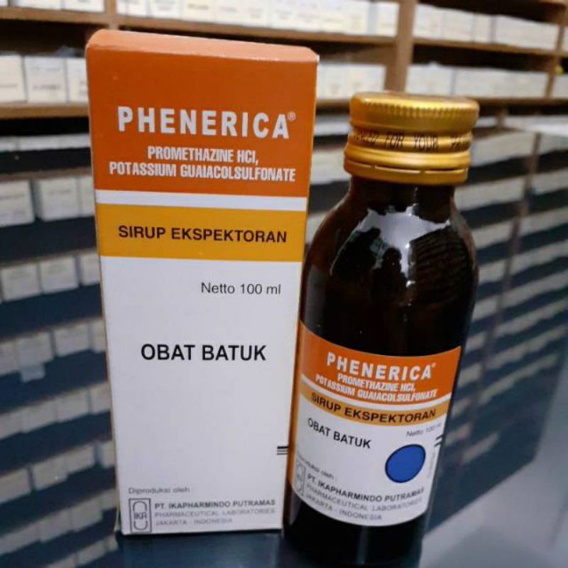 Jual Phenerica 100 ml Obat Batuk alergi | Shopee Indonesia