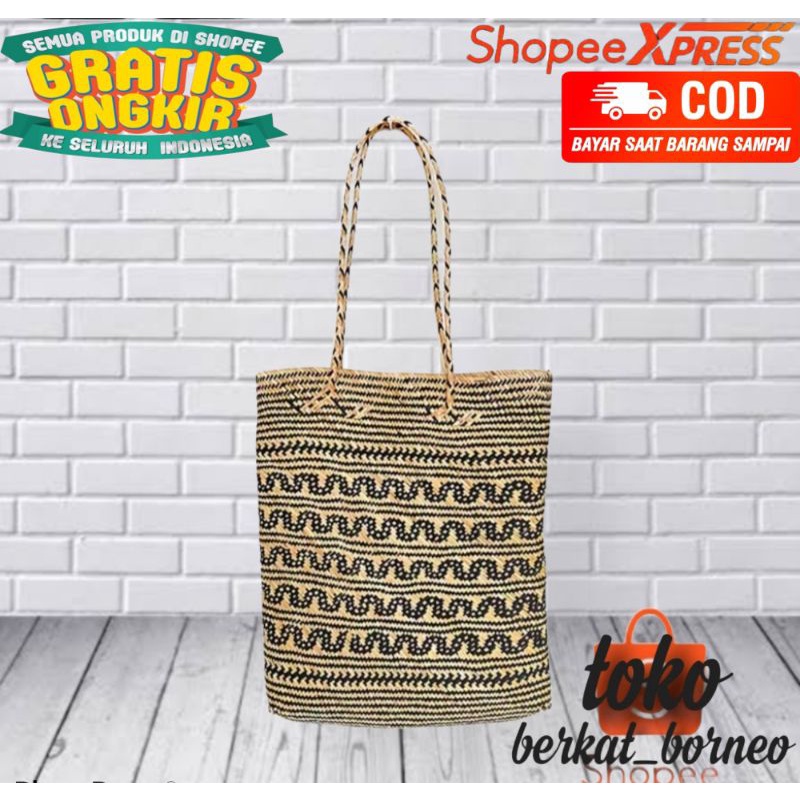 Jual Tas rotan tas jinjing tangan anyaman rotan khas dayak kalimantan ...