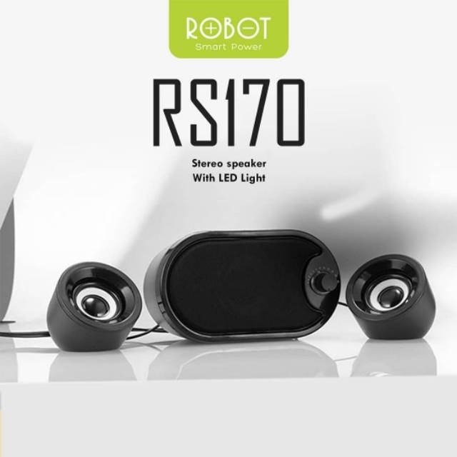 Jual STEREO SPEAKERS ROBOT RS170 POWERED BY USB | Shopee Indonesia