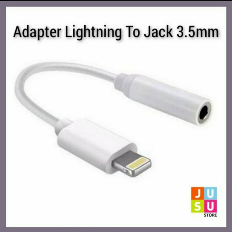 Jual ADAPTER AUDIO JACK 2 in 1 (Lightning to 3.5mm) / 2 in 1 (Type-C to ...