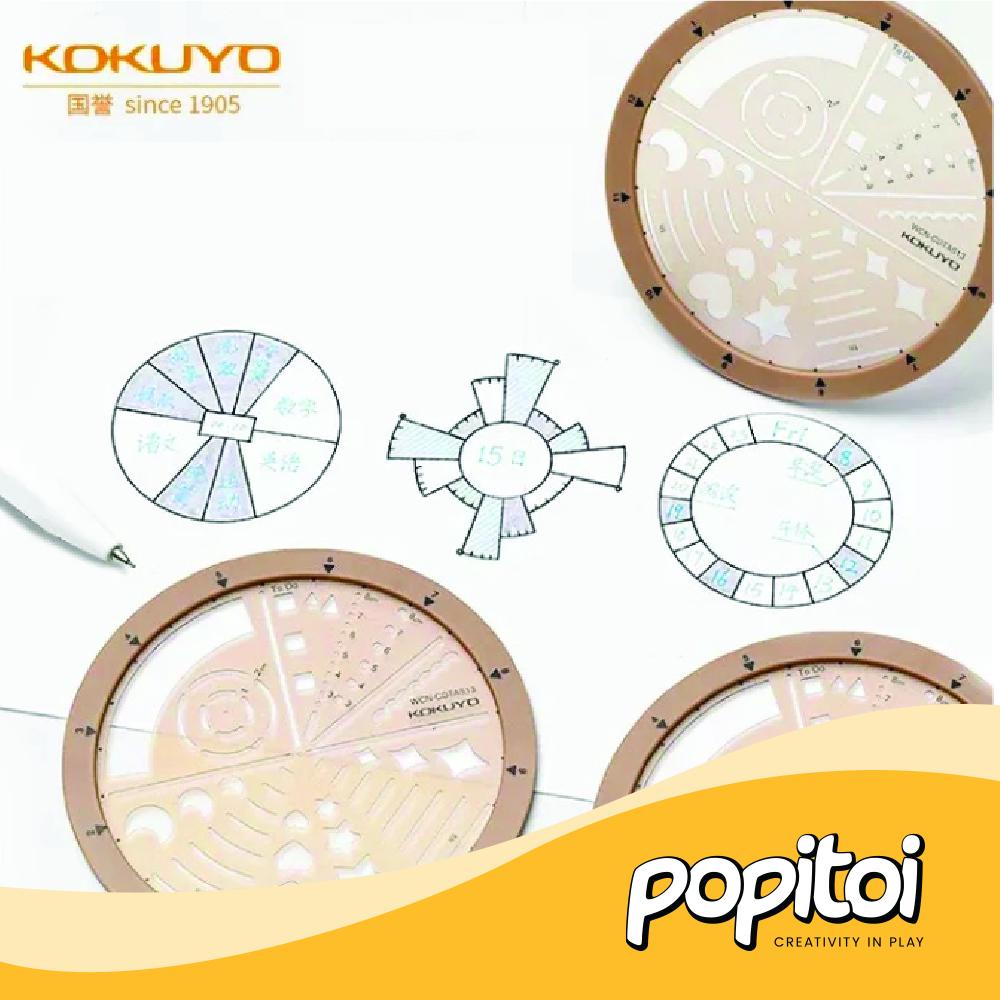 Jual Kokuyo MO Series Stencil Ruler Template Bujo Journaling Planner ...