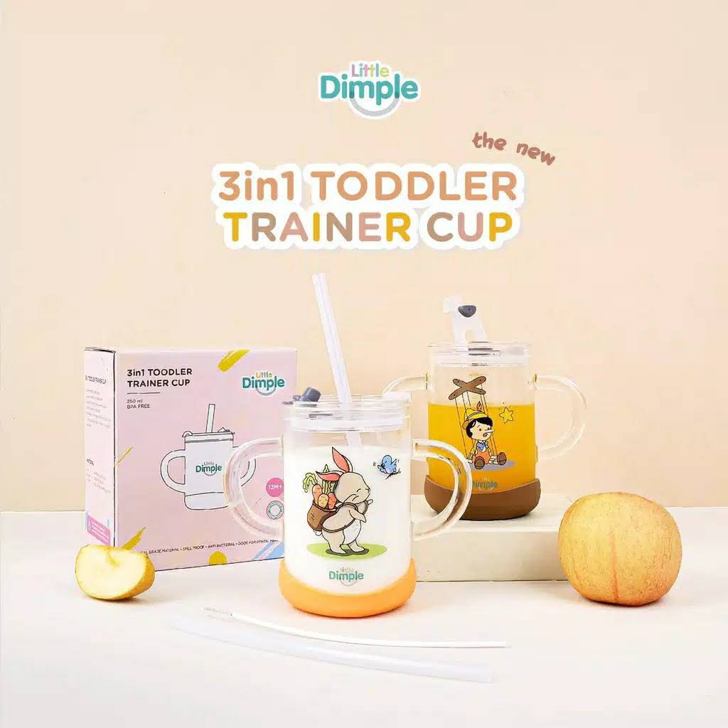 Jual Little Dimple Toddler Trainer Cup 3 in 1 | Shopee Indonesia
