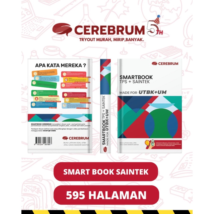 Jual Buku Utbksnbt Cerebrum Smartbook Snbp Snbt Bank Soal Tps Tka