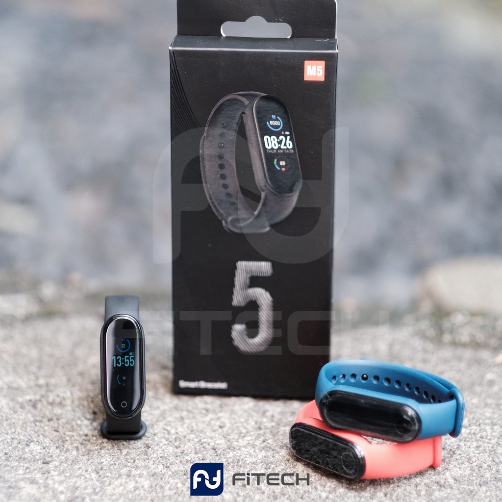 Jual [ ORIGINAL BERGARANSI ] FiTech M5 CUSTOM WALLPAPER Smart Watch ...