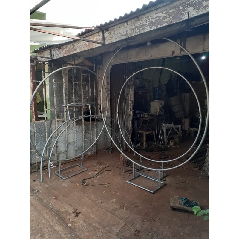 Jual RING BACKDROP BESI SINGLE/ LINGKARANG BESI DEKORASI | Shopee Indonesia