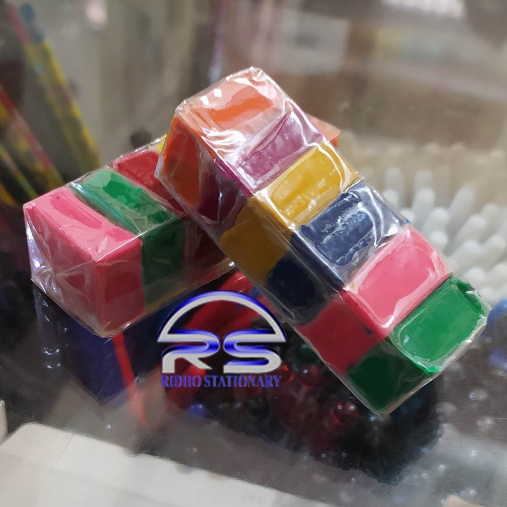 Jual Lilin Mainan Kecil /Plastisin /Playdough - 1 set isi 6 | Shopee ...