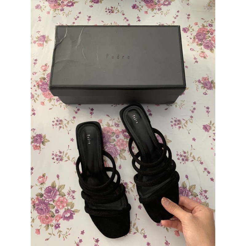 Jual Heels Pedro Black | Shopee Indonesia